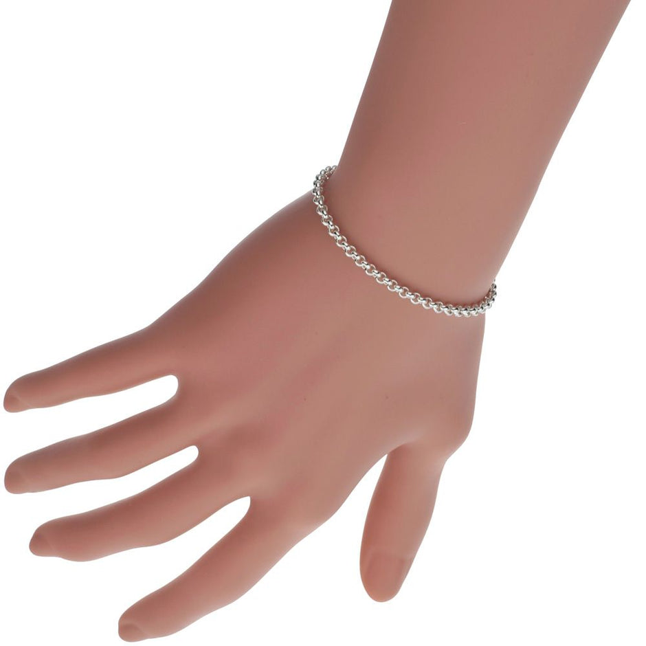 Jasseron armbandje, 3 mm breed. Écht 925 zilver. Met korting. Shop nu ...
